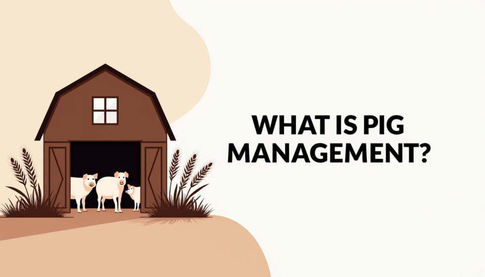 Best Practices in Pig Management for Sustainable Farming