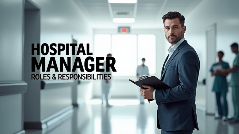 Hospital Manager: Overseeing Operations and Improving Patient Care