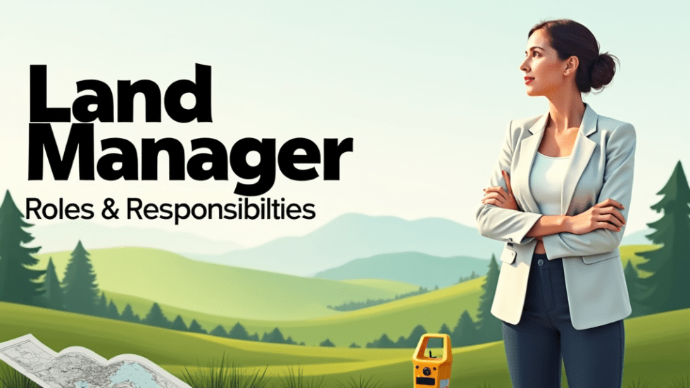 Land Manager: Roles and Responsibilities for Efficient Land Use